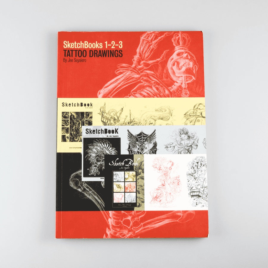 Sketchbooks 1-2-3 Tattoo Drawings by Jee Sayalero – Piranha Global